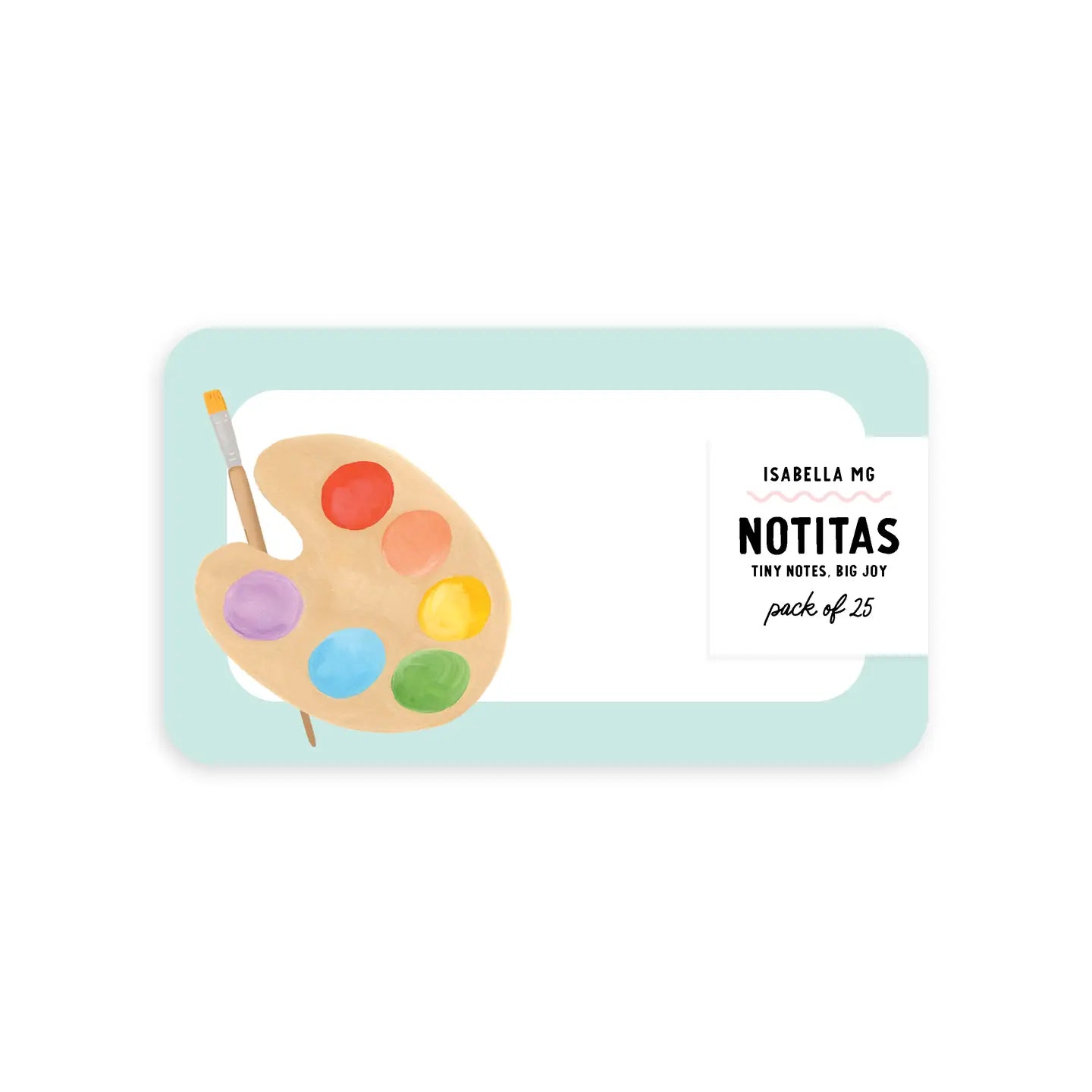 Paint Palette Notitas - Mini Notes – Crafty Paper Co.
